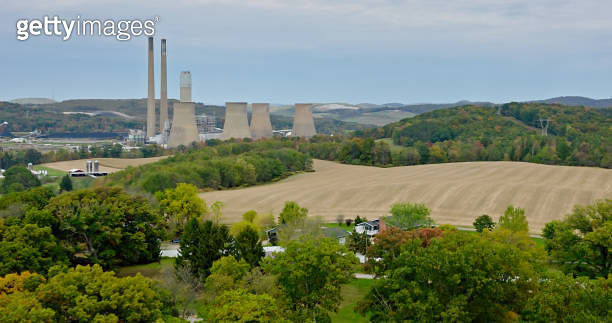 Keystone Generating Station, a Coal Power Plant near Shelocta ...