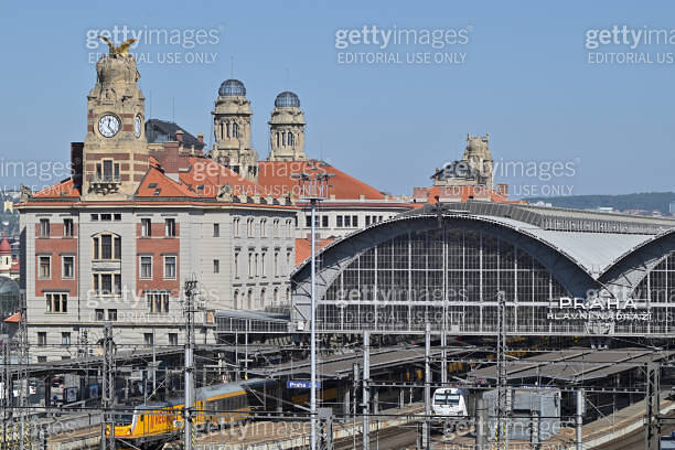 Prague Main Railway Station (Praha hlavni nadrazi), the busiest railway ...