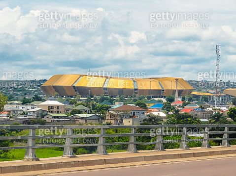 The Golden Brazzaville Sports Arena In Brazzaville In The Republic Of ...
