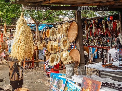 Street Market In Kinshasa In Democratic Republic Of Congo 이미지 ...