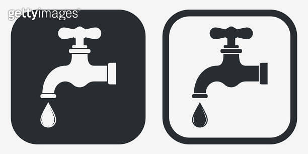 Water Tap Sign. Fauced Icons. Drinking Water - Symbol Template. Vector ...