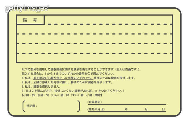 Illustration of Japan driver's license back side only ) (1949501215 ...