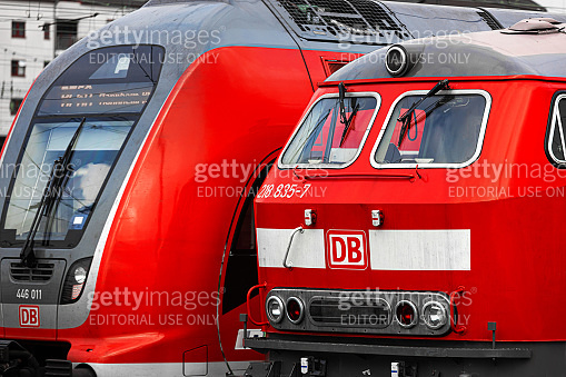 german passenger trains of the deutsche bahn 이미지 (1966043568) - 게티이미지뱅크