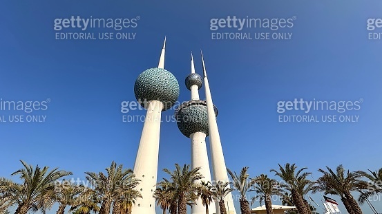 Kuwait Towers, the most iconic building of Kuwait City, Kuwait ...
