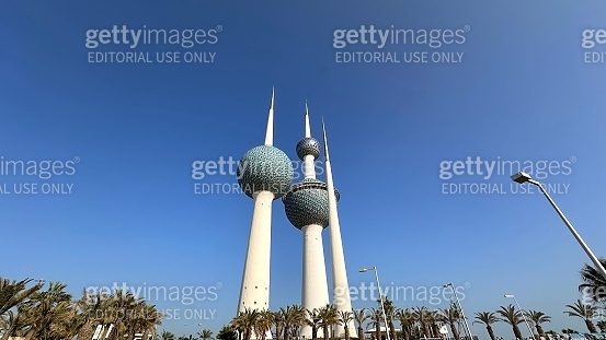 Kuwait Towers, the most iconic building of Kuwait City, Kuwait 이미지 ...