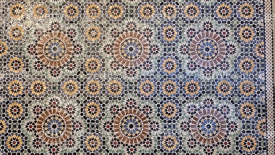 Patterns in the interior of Grand Mosque of Kuwait 이미지 (2098326632 ...