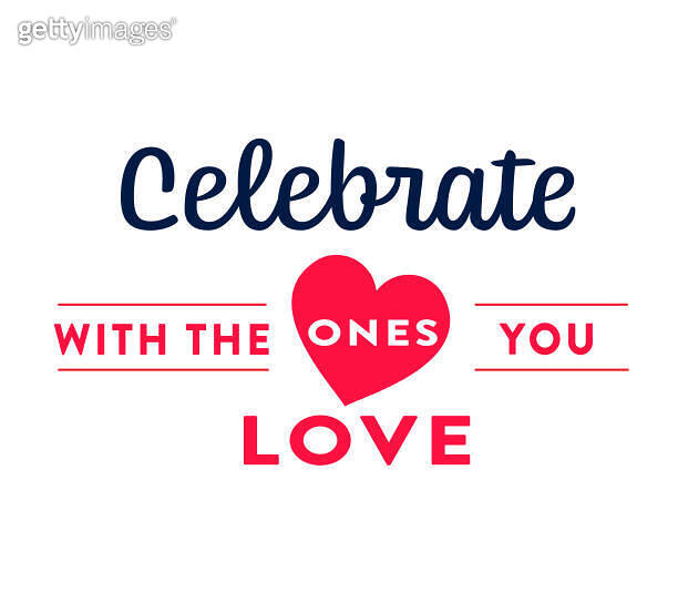 Happy Family Day February Commemorative day logo or label design 이미지 ...