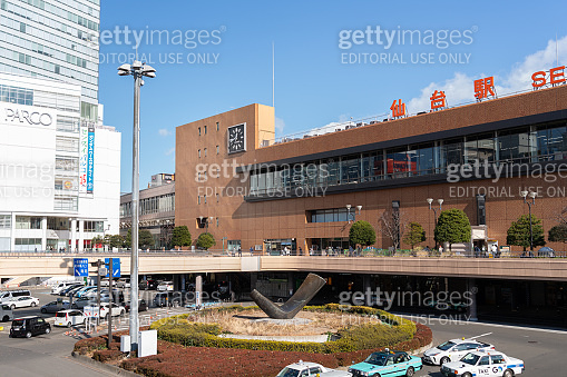 Sendai railway station in Miyagi, Japan 이미지 (2158107234) - 게티이미지뱅크