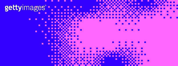 Pixel bitmap texture pattern. Geometric pixel pattern. Abstract bitmap retro design. Vector ...