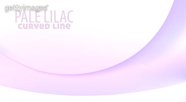 Pale lilac curved line on pale pinkish background. Minimal vector graphics 이미지 (2010885566) - 게티 ...