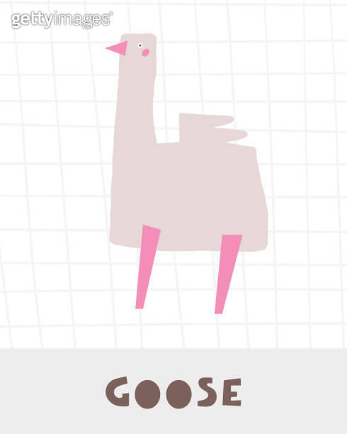 Learn farm animals flashcard with cute character 이미지 (2002370416) - 게티이미지뱅크