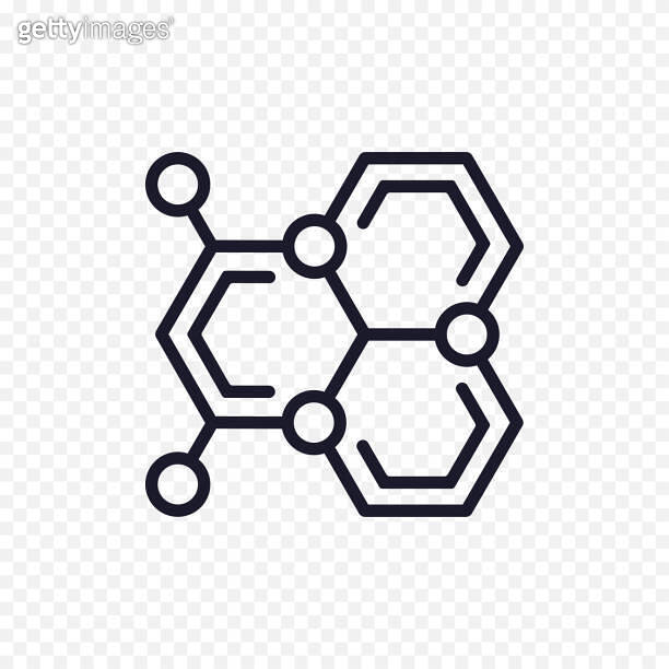 Vector graphic design of chemical compound structure. 이미지 (2150717090 ...