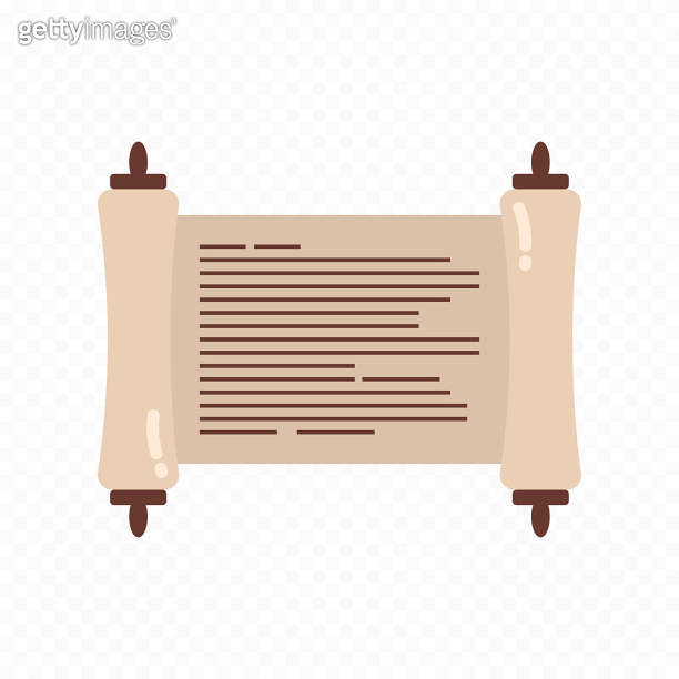 Vector illustration of ancient scroll symbol. 이미지 (1999805560) - 게티이미지뱅크