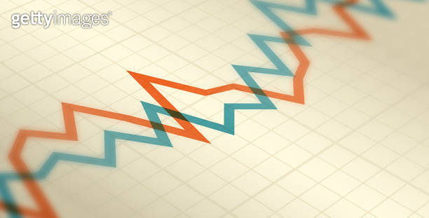 Growth Chart Stock Commodity Value Increase Chart Line Graph Concept ...