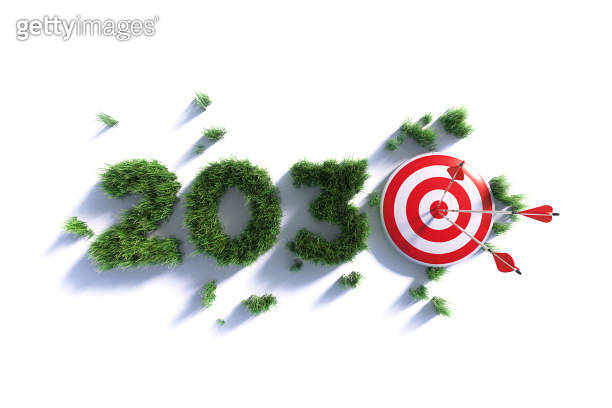 Sustainable Development Goals Concept- 2030 And Bull's Eye Target Made ...