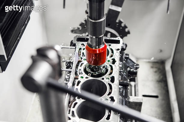 CNC block honing, overhaul of engine. In the engine machining ...