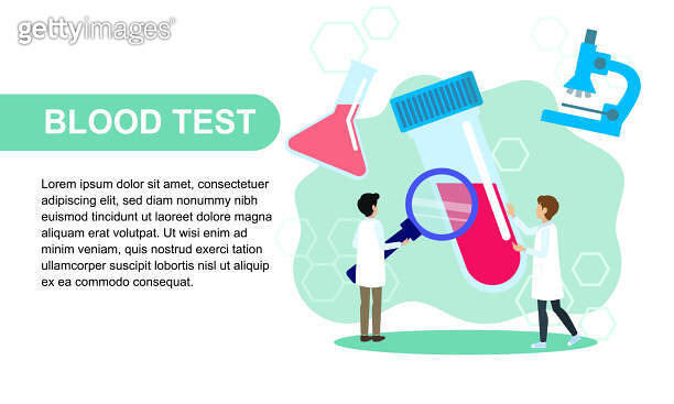 Scientists Analyzing Blood Samples in Laboratory Setting 이미지 ...