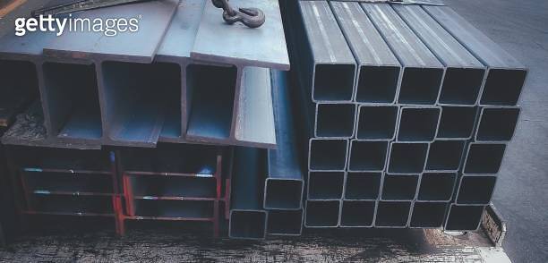 Wi-Frank steel product line in warehouses, raw materials used in ...