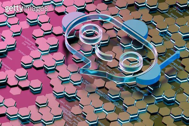 AI Chatbot, Artificial Intelligence Technology, Hexagon Pattern ...