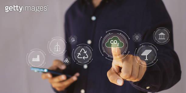 The carbon neutral concept reduces CO2 emissions, reducing global ...