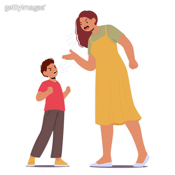 Furious Mother And Son Exchange Heated Shouts, Their Voices Clashing In ...