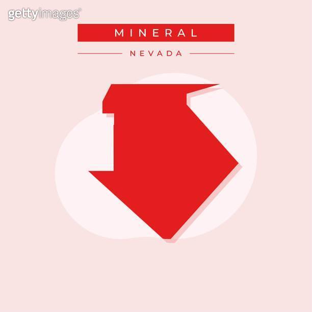 Vector illustration vector of Mineral map Nevada 이미지 (1888922082) - 게티이미지뱅크