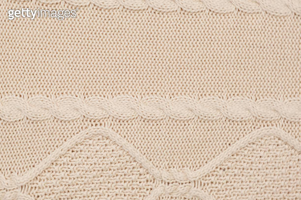 Soft Knitted Woolen Detailed Texture. Natural Fabric Closeup Knit ...