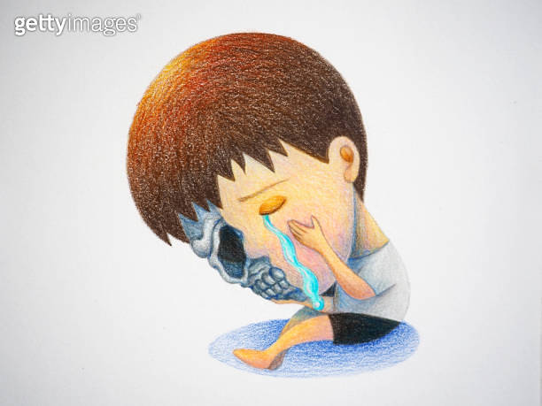 sad crying boy depressed loneliness emotion tear pain mind mental ...