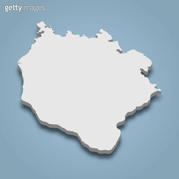 3d isometric map of Marinduque is an island in Philippines 이미지 ...