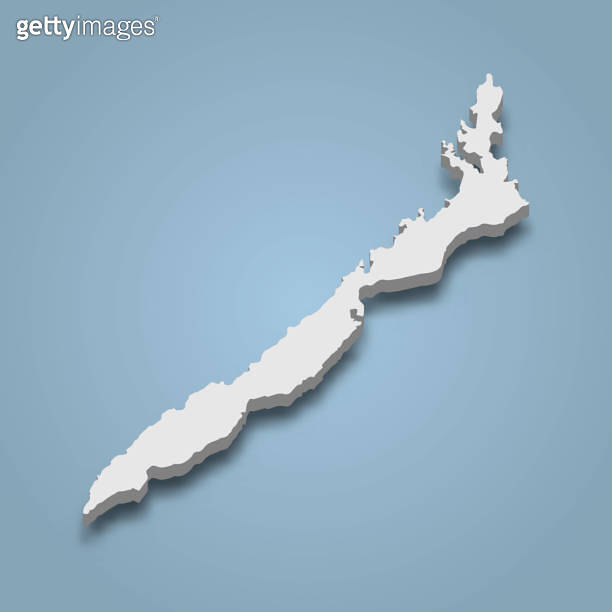 3d isometric map of Palawan is an island in Philippines (2158551147 ...