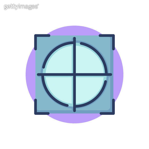 Detection scanner focus line icon (2149931578) - 게티이미지뱅크