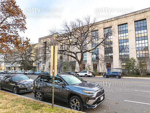 Front view of the Wilbur J. Cohen Building, which houses the ...