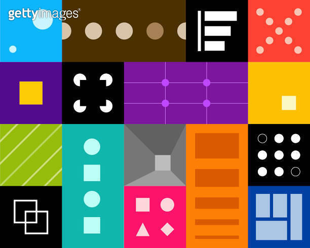 Laws and principles of graphic design with color 이미지 (1980700955) - 게티이미지뱅크