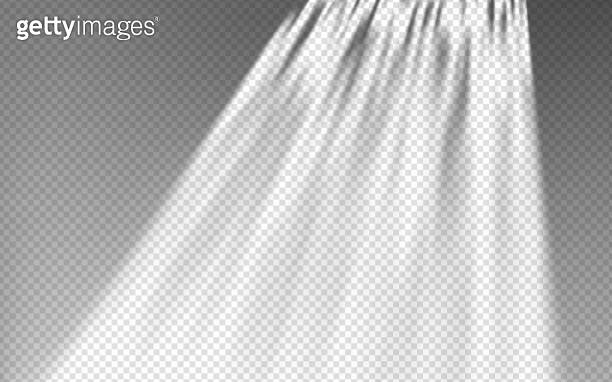 Light effect shadow overlay god rays isolated transparent background ...