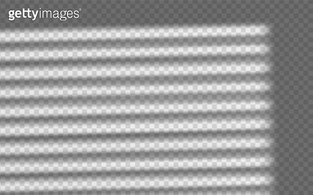 Light effect shadow overlay from blind isolated transparent background ...