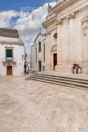 Piazza Fra Giuseppe Andrea Rodio with 18th century Church of Saint ...