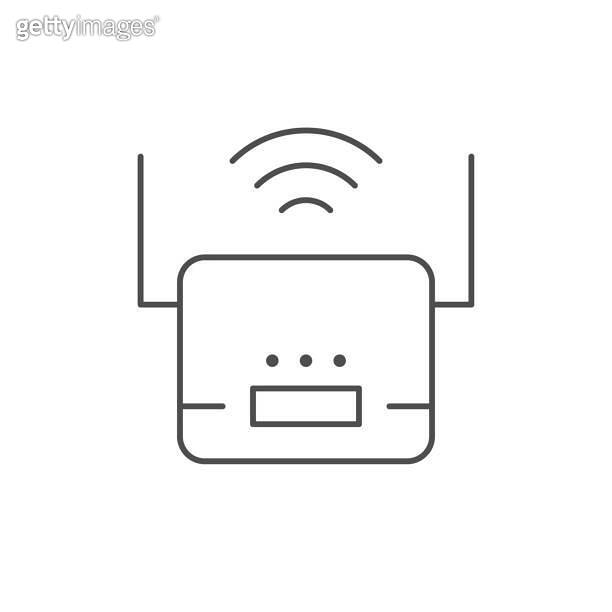 Wi-fi router line outline icon 이미지 (2043376785) - 게티이미지뱅크 Wi-fi router line outline icon 이미지 (2043376785) - 게티이미지뱅크