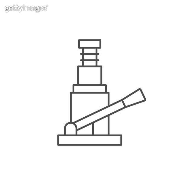 Bottle jack line outline icon 이미지 (2148408624) - 게티이미지뱅크
