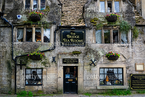The Bridge Tea Rooms in Bradford-on-Avon in west Wiltshire, England ...