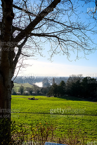 Thames Riverside and Terrace Gardens view from Richmond Hill in ...