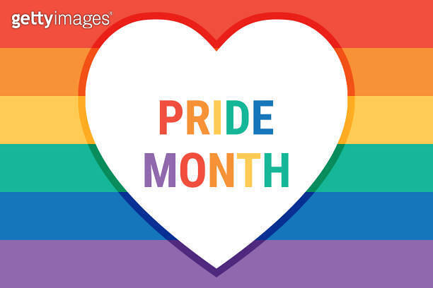 LGBT Pride Month in June. banner Rainbow. Vector illustration ...