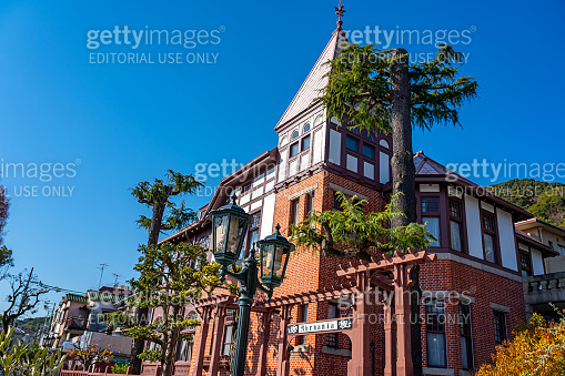 Kobe Kitano Ijinkan Gai street (Kitano-cho and Yamamoto-dori street) in ...