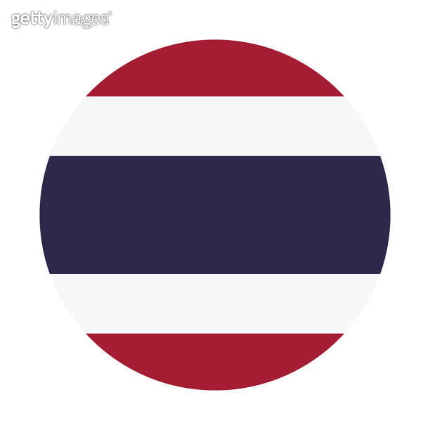 Thailand flag. Thai flag. Thailand circle flag. Thai circle flag. Flag ...