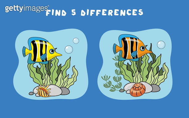 Mini-games for children. Preschoolers. Find differences Picture with ...