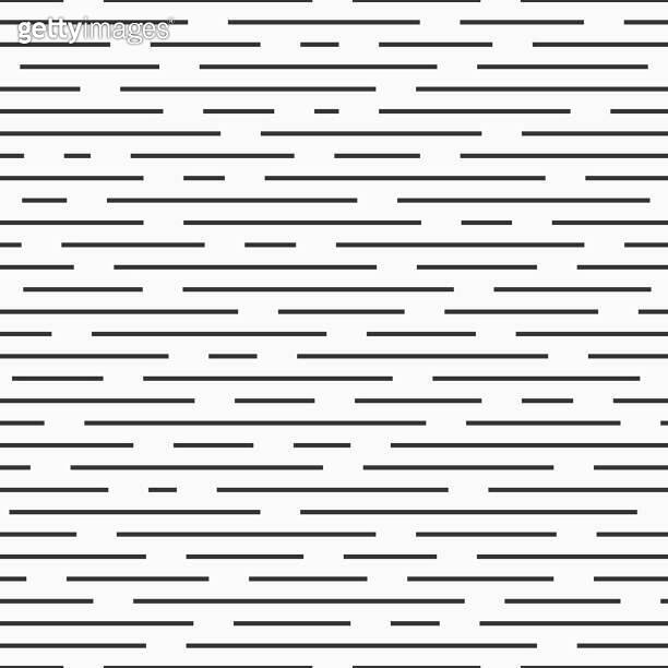 Abstract geometric seamless vector pattern with chaotic horizontal ...