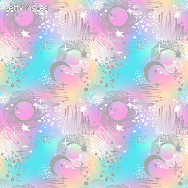 Seamless holographic background. y2k vibes, Trendy nostalgia design ...