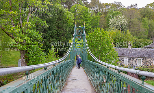 Pitlochry Suspension Bridge, Scotland 이미지 (2153991497) - 게티이미지뱅크