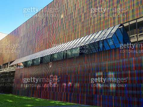 Modern museum building in Munich in Germany 이미지 (2149886872) - 게티이미지뱅크
