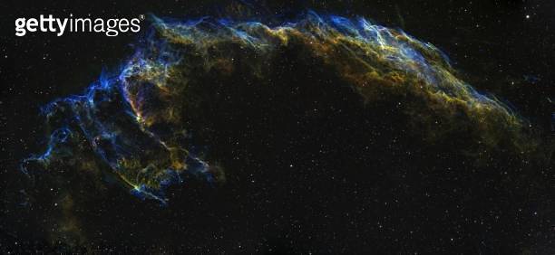 Real deep space view of the majestic Vail Nebula (1936817381) - 게티이미지뱅크