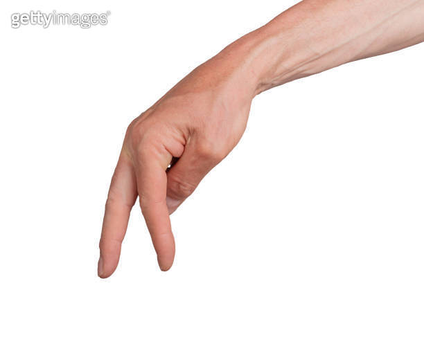 Finger walking gesture, step by step. Hand journey two way sign ...